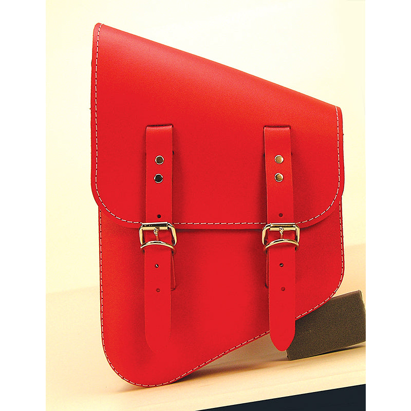 Custom Chrome Red Left Side Solo Saddlebag – CustomChromeUSA